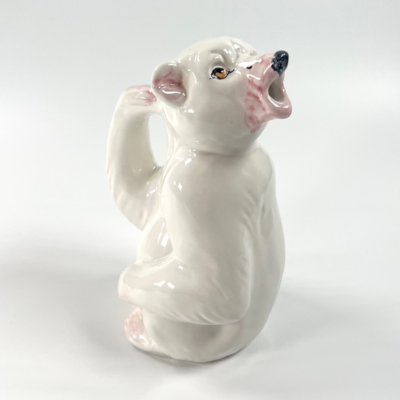 Accents | Vintage 9s White Polar Bear Pitcher Vase | Poshmark